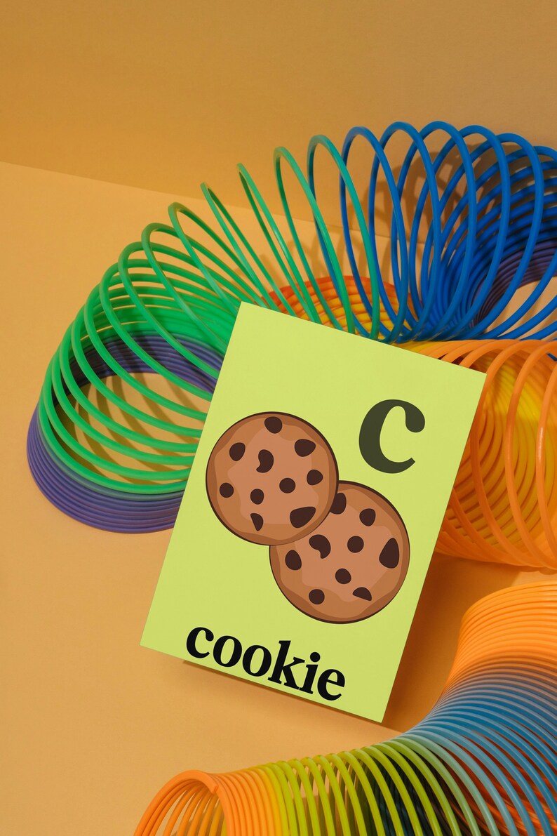 Educational Alphabet Flashcards for Kids 26 Colorful Small Letter Cards ...