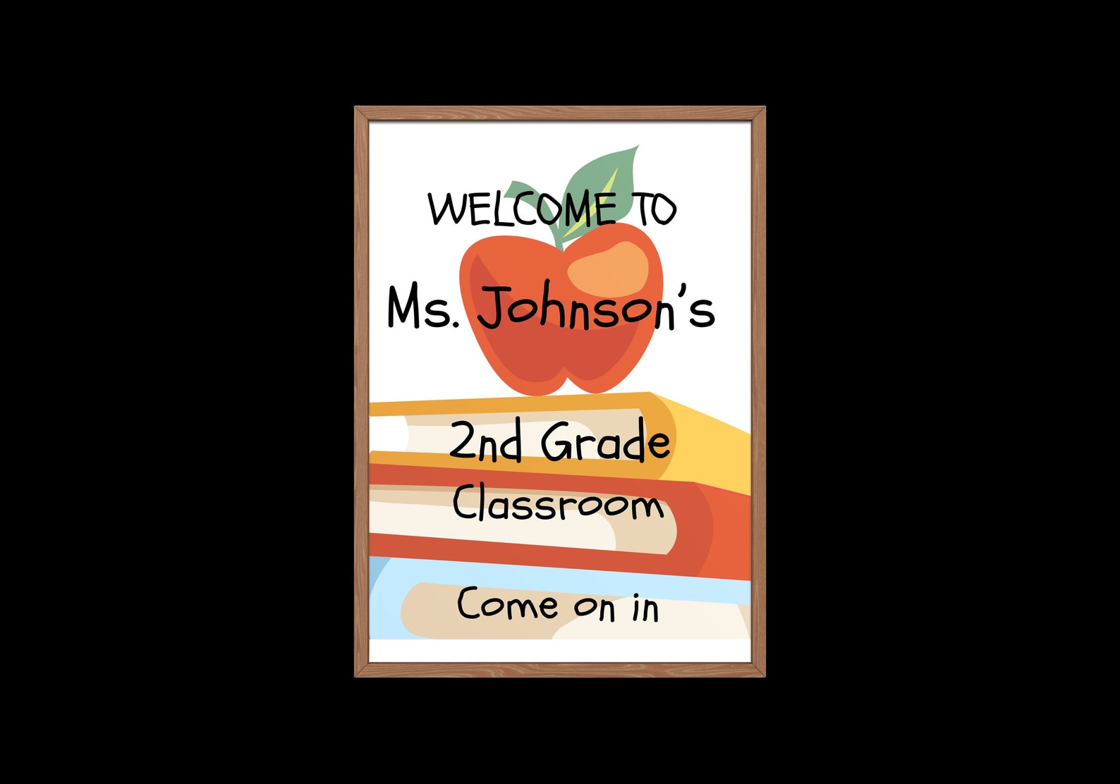 Welcome to My Classroom Sign, Classroom Door Sign Printable, First Day ...