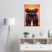 Poster - Friendly Elephants - Etsy