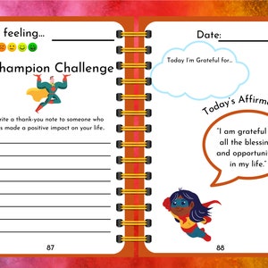 Colorful Mental Health Journal, Kid Friendly Emotional Intelligence ...