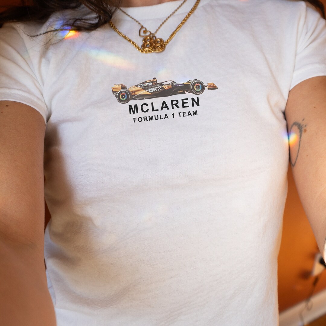 Mclaren Formula 1 Y2k Graphic Baby Tee Racing F1 Merch Formula One ...