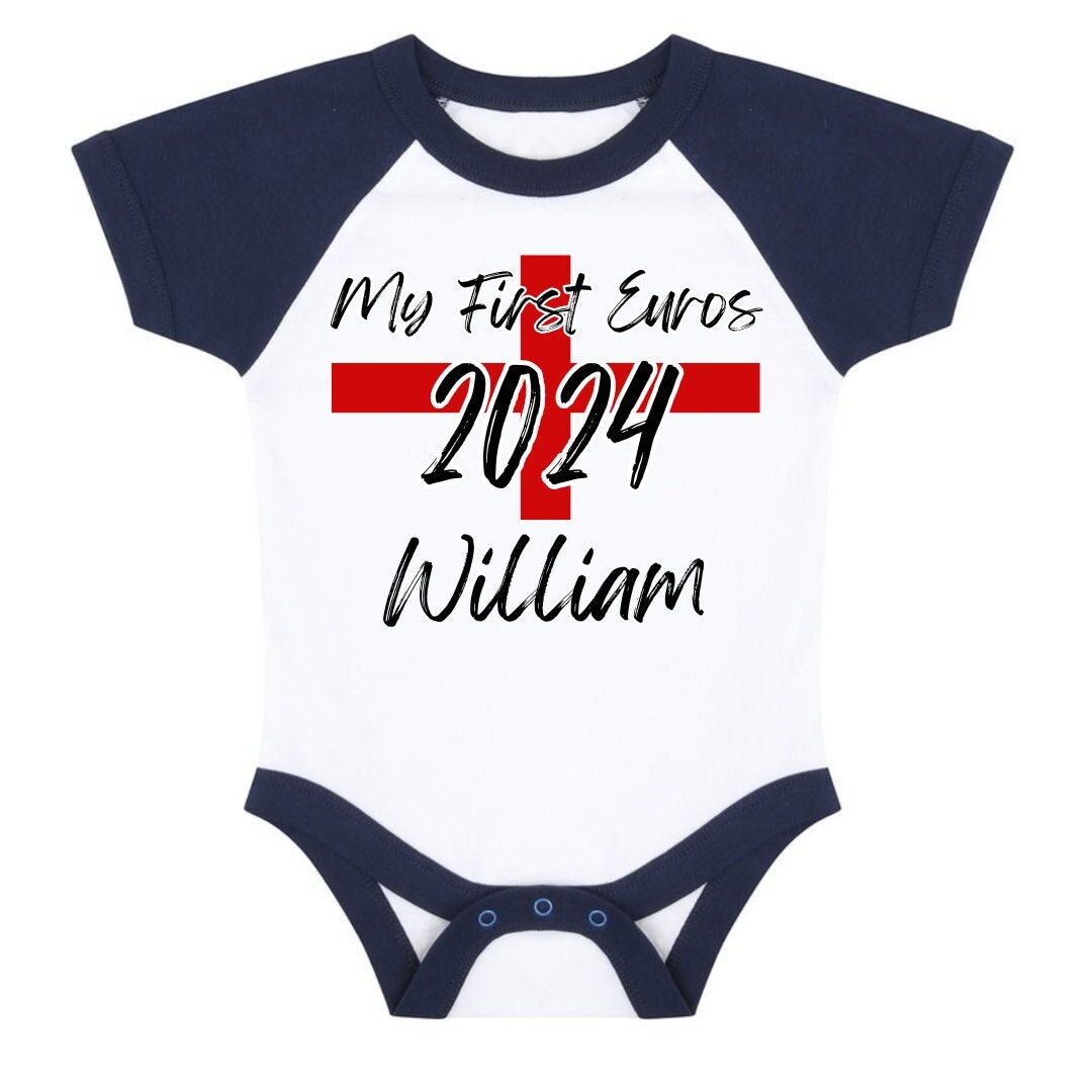 Personalised My First Euros It's Coming Home 2024 England Football L ...