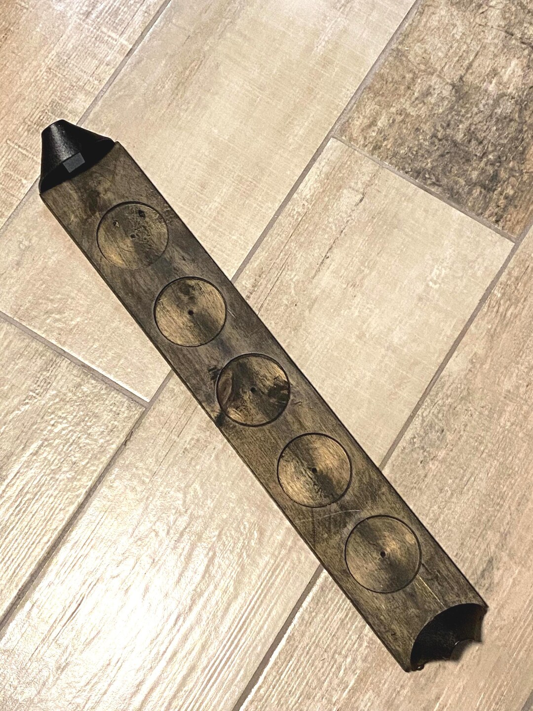 Handmade Oak Pallet Wood Flight Sampling Board Tray Whiskey Bourbon ...