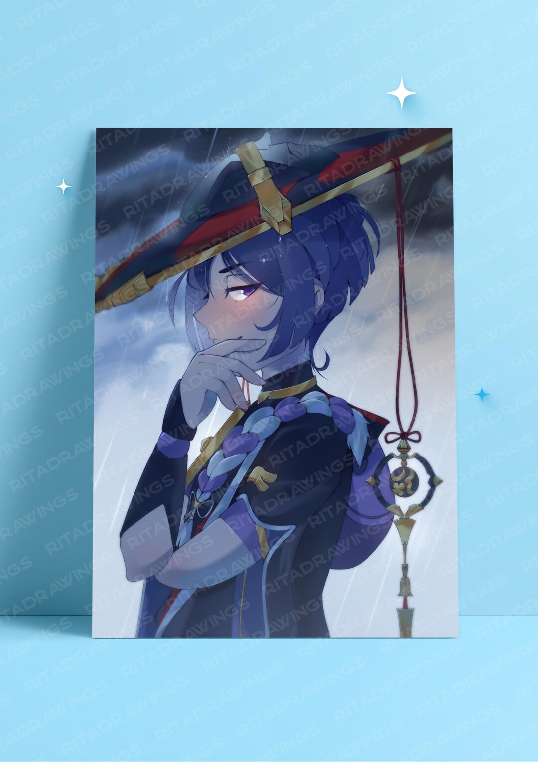 Genshin Impact Scaramouche A4 Poster / Print - Etsy