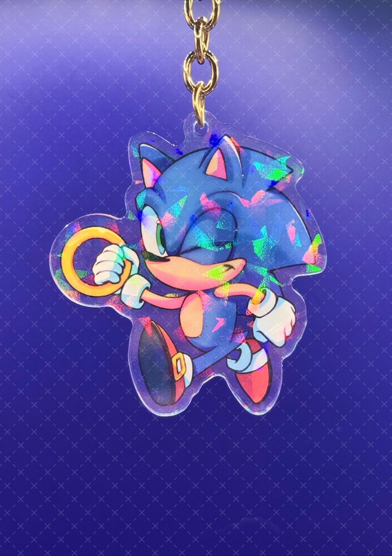 Sonic Keychains/charms - Sonic, Amy Rose, Tails, Shadow, Knuckles ...