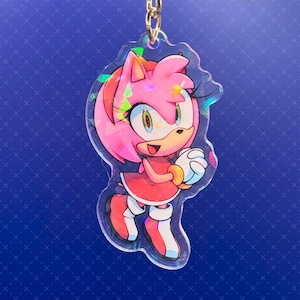 Sonic Keychains/charms - Sonic, Amy Rose, Tails, Shadow, Knuckles ...