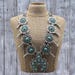 TONYA JUNE RAFAEL Navajo Sterling Turquoise Showstopper Squash Blossom ...