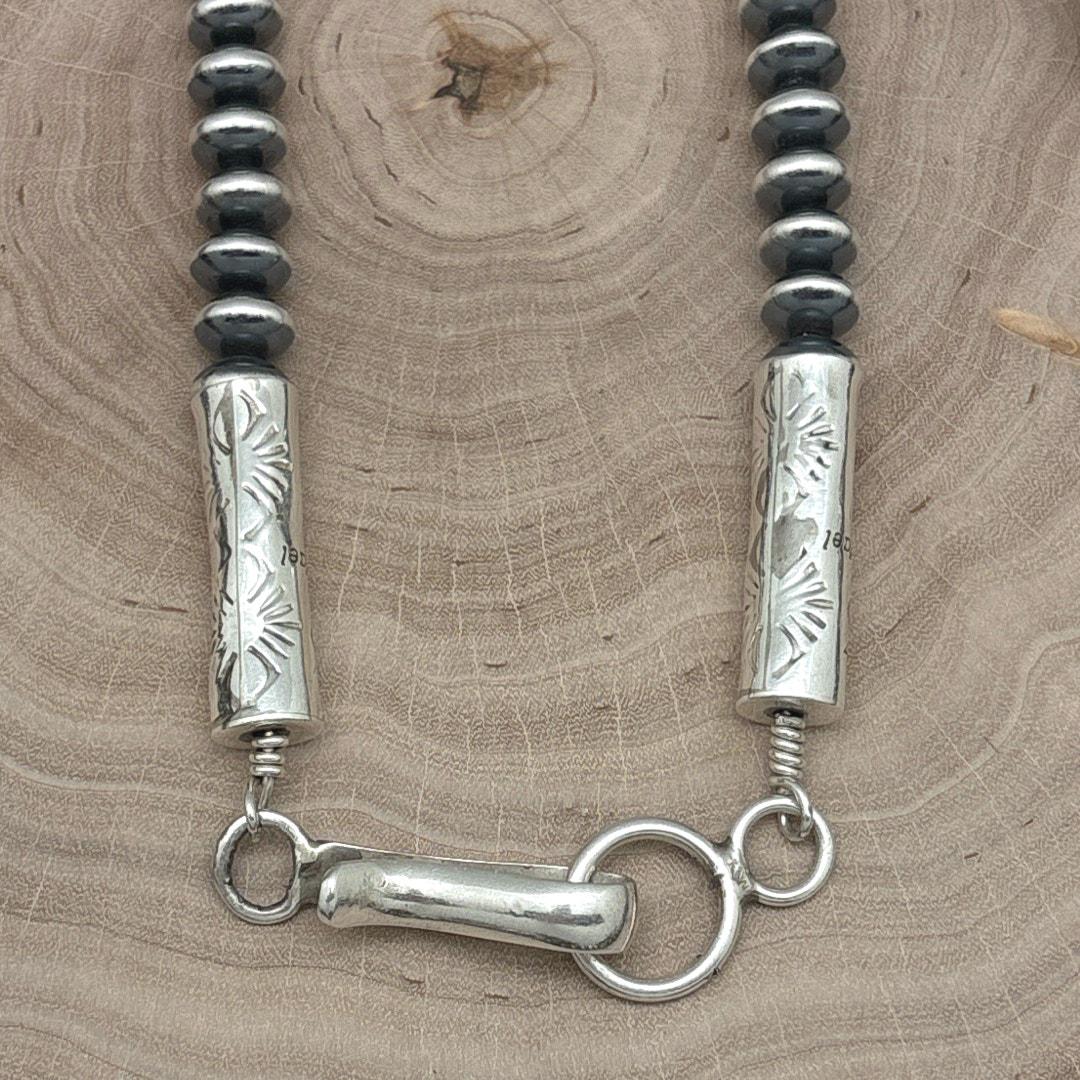 TONYA JUNE RAFAEL Navajo Sterling Turquoise Showstopper Squash Blossom ...