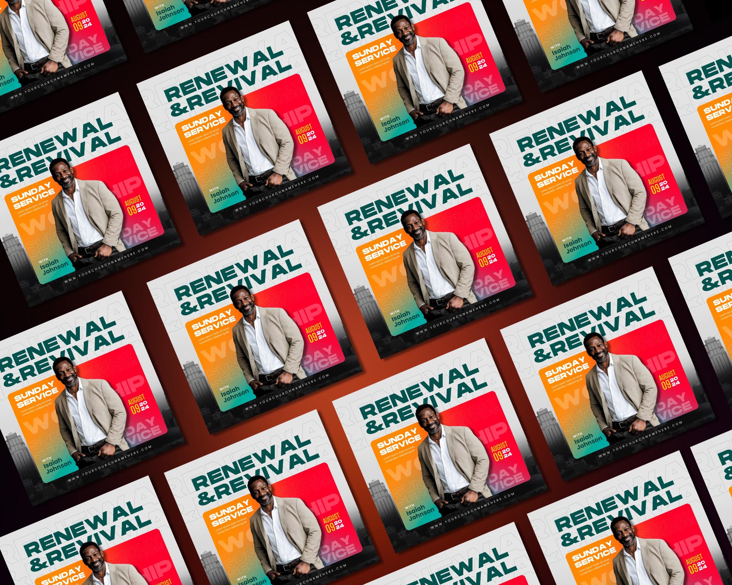 Church Service Flyer , DIY Flyer Template Design Fellowship Service ...