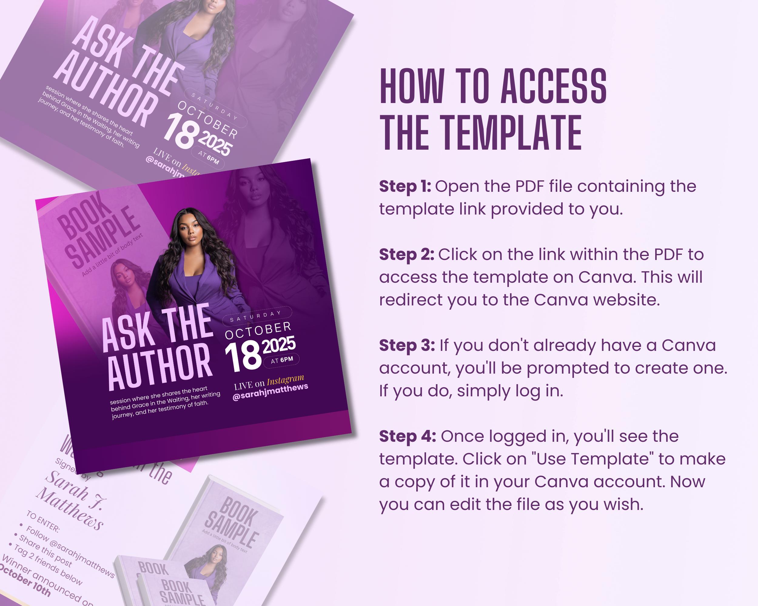 All-in-one Author Launch Bundle | Author Promo Kit - Etsy