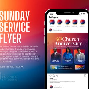 Church Conference | Church Anniversary Flyer Template | Editable Canva ...