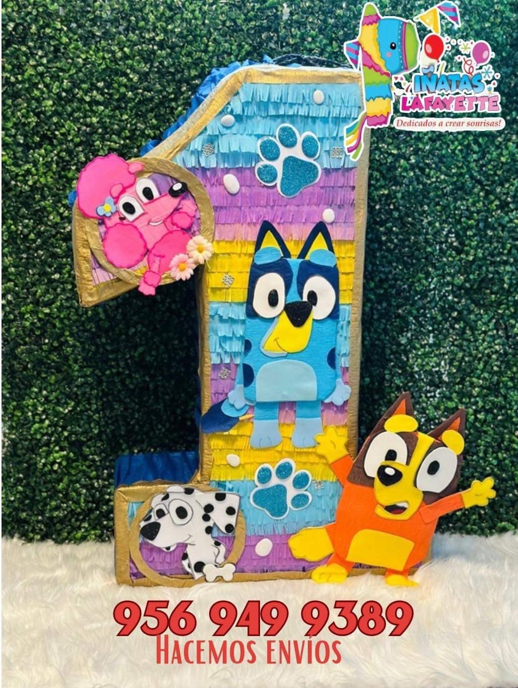 Personalized Bluey's Number Pinata - Etsy