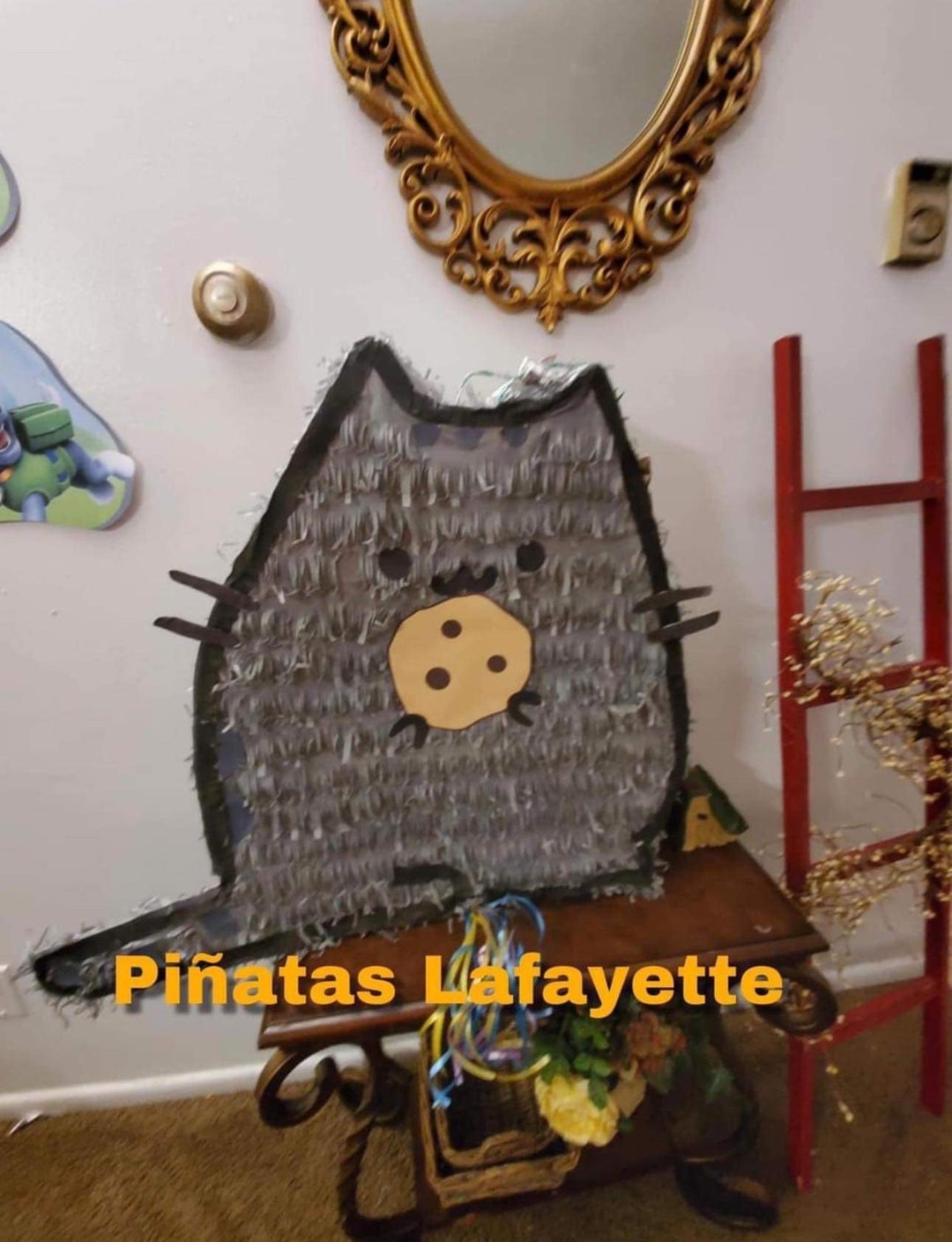 Cat Pinata With Cookie - Etsy
