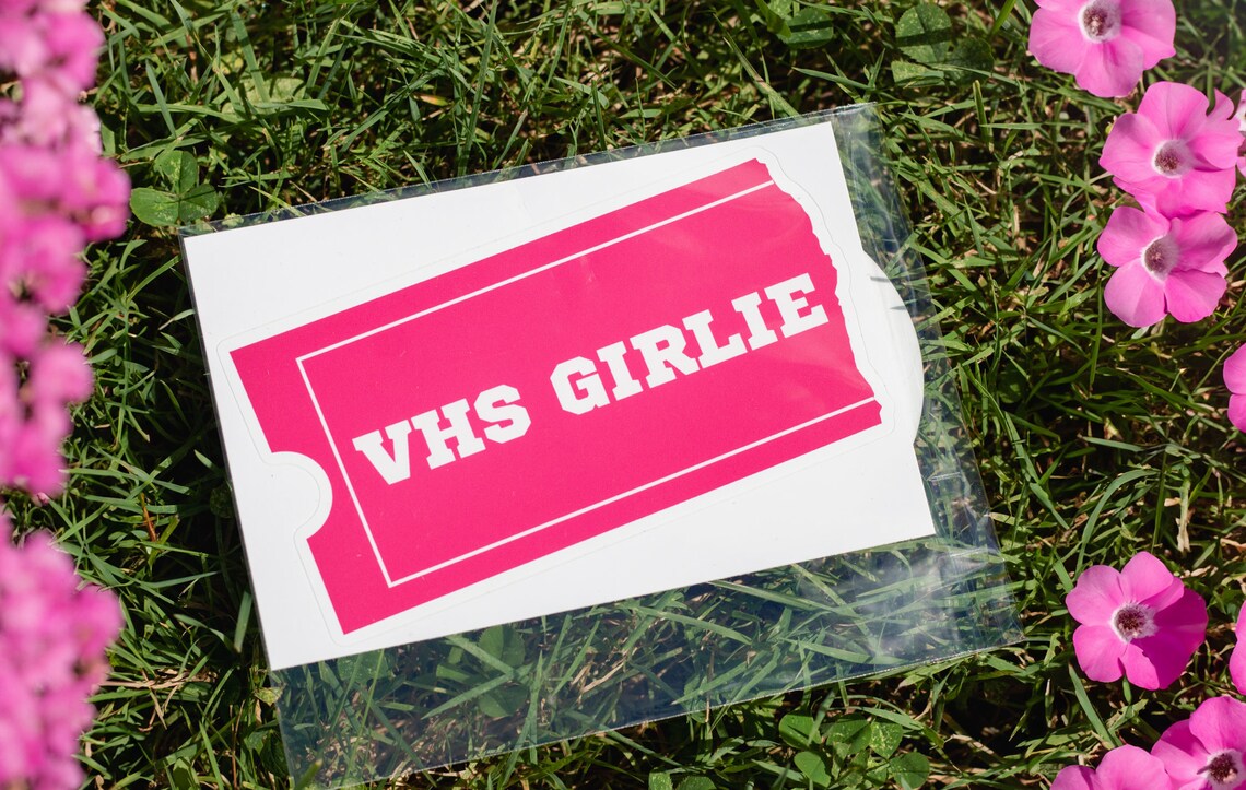VHS Girlie Sticker VHS Gift Nostalgic Gift Blockbuster Gifts Retro ...