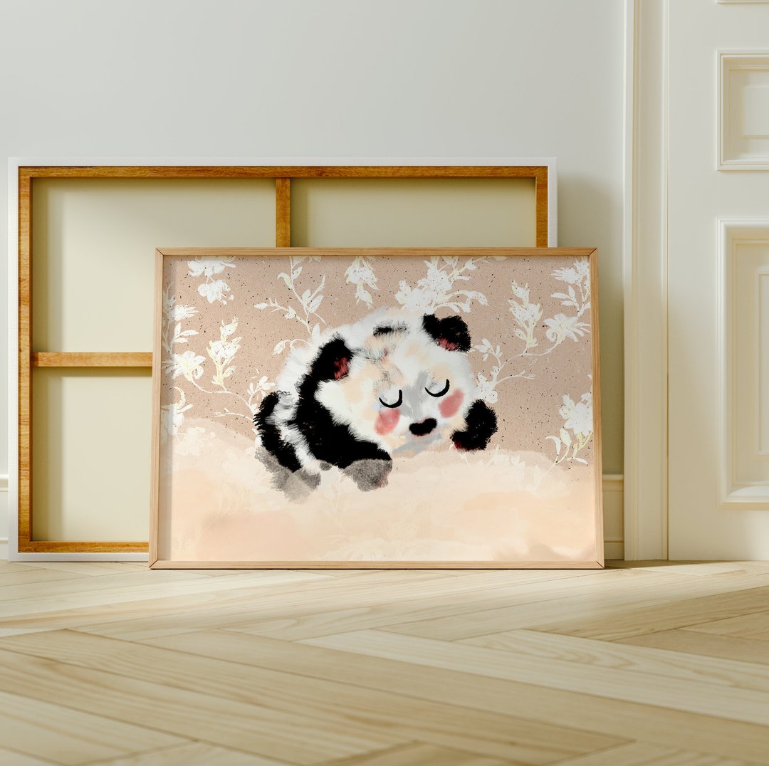 Gift for Friends Cute Animals Print Cute Print Fine Art Print Panda ...