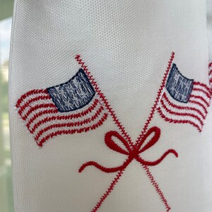 Patriotic Wreath Sash. American Flag Wreath Sash. Memorial Day Wreath ...