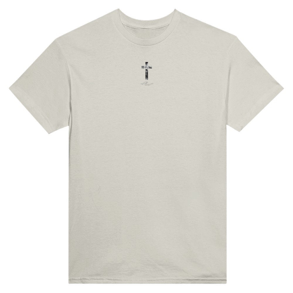 Natural Colored Wave Cross T-shirt - Etsy Canada