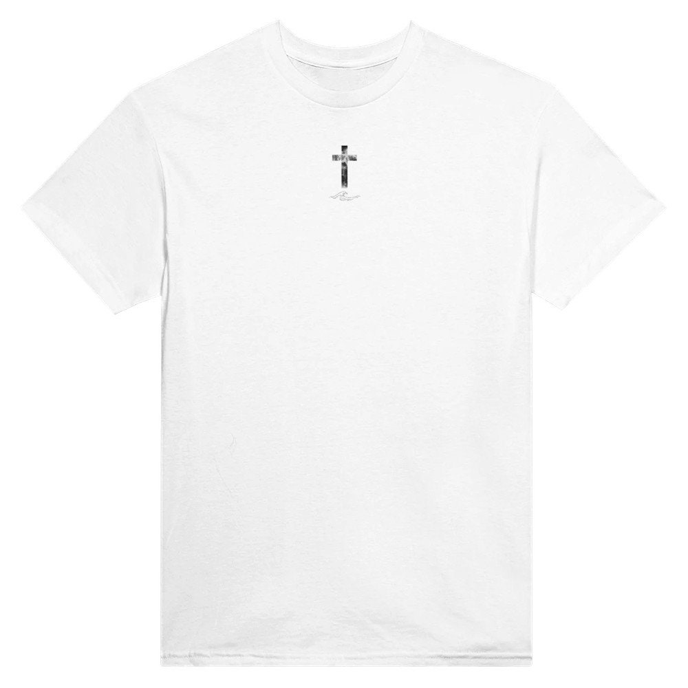 Natural Colored Wave Cross T-shirt - Etsy Canada