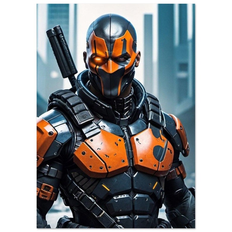 Cyber Deathstroke Classic Semi-glossy Paper Poster - Etsy