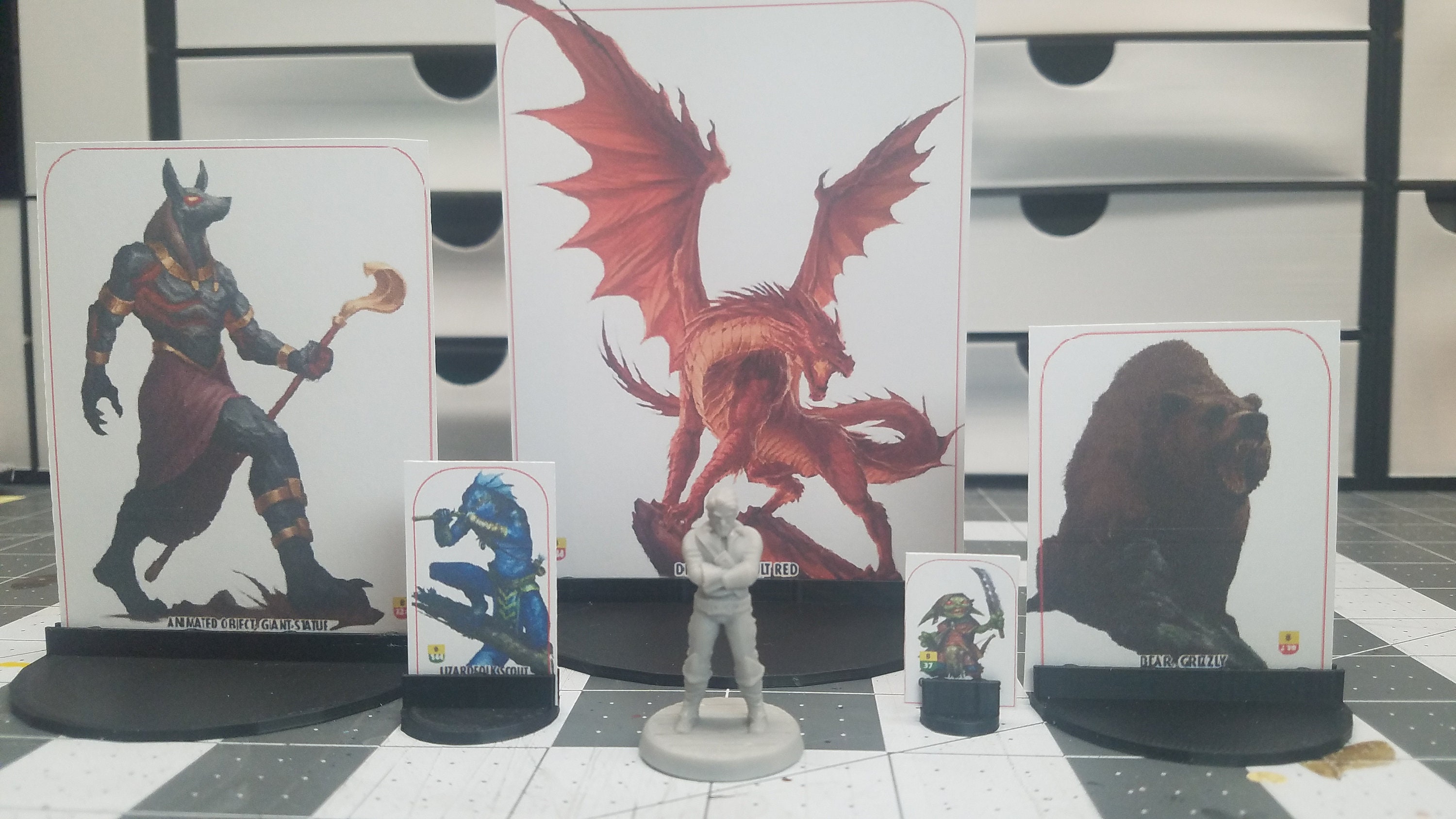 Mini Bases for Paper/card D&D and Ttrpgs Tokens - Etsy