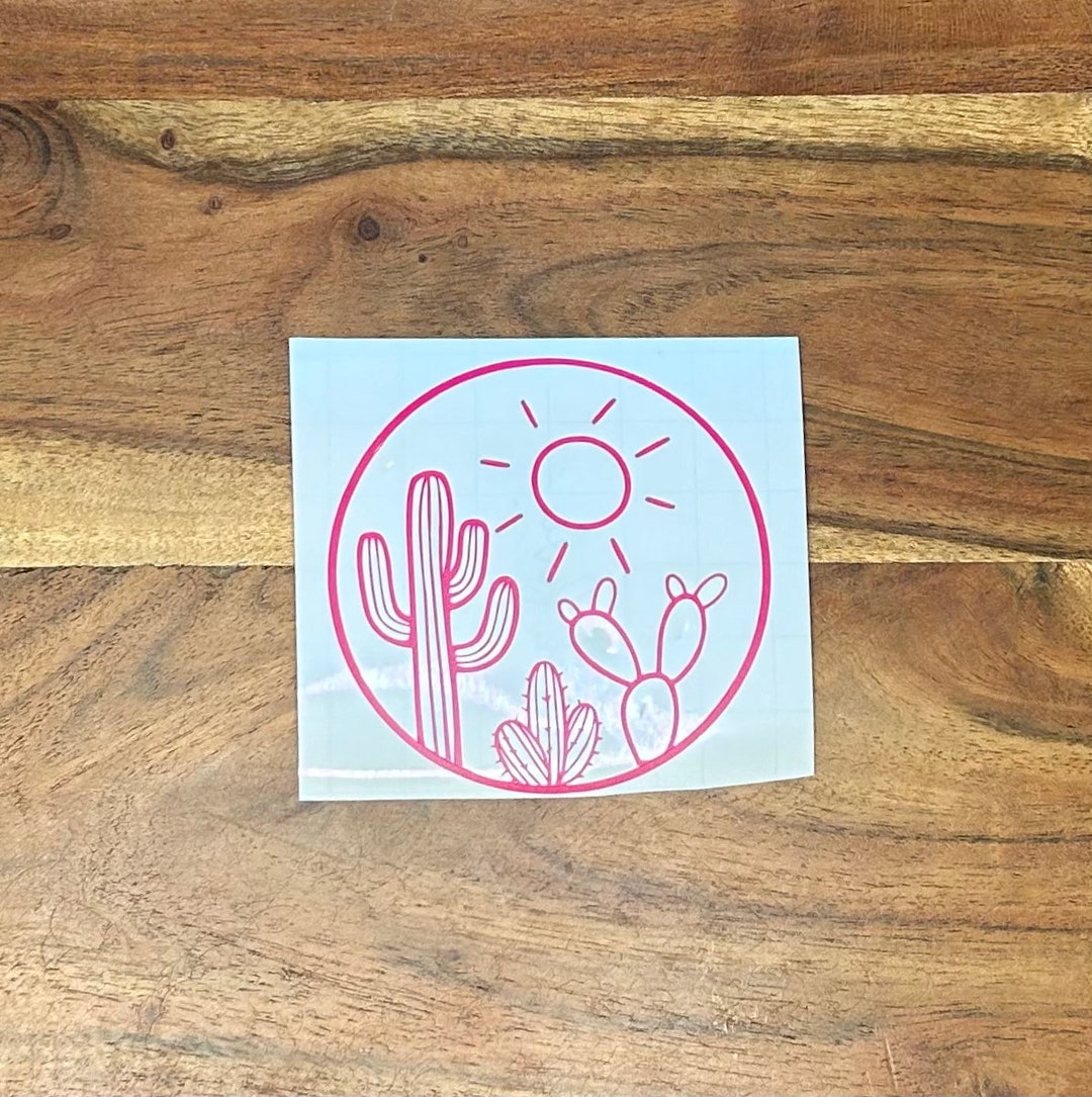 Desert Vinyl Decal - Etsy