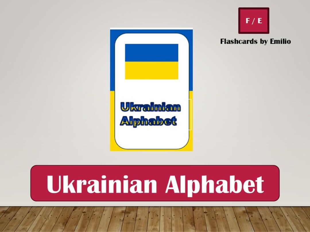 Ukrainian Alphabet Flashcards for Learning Cyrillic Letters - Etsy