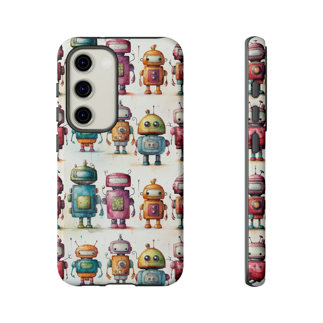 Antique Assembly Retro Robots - Samsung Galaxy Phone Case, Multiple ...