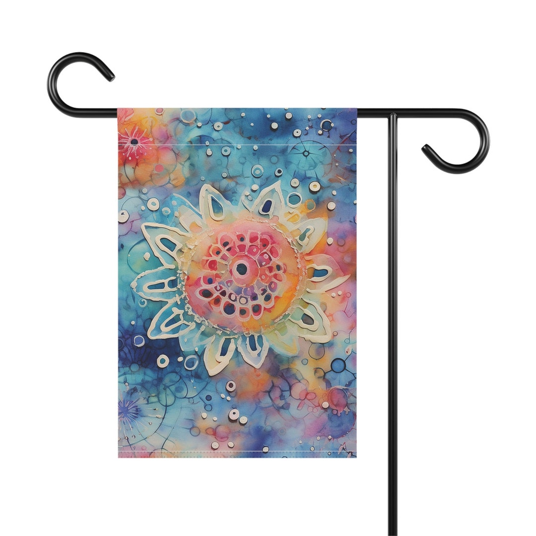 Sunshine Colorful Floral Garden & House Banner, Yard Flag, Lawn Sign ...