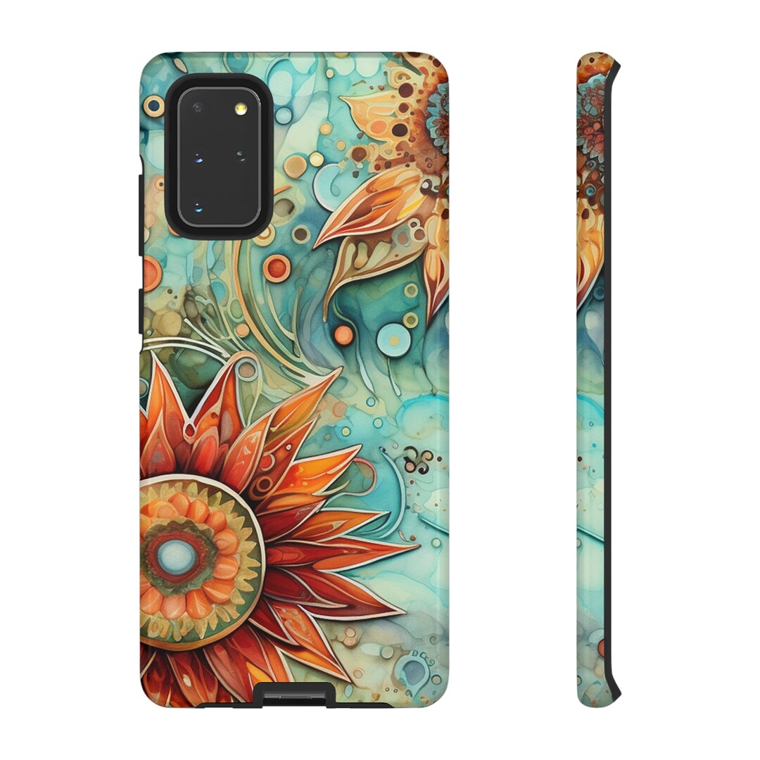 Radiant Colorful Floral - Samsung Galaxy, Multiple Models, Tough Case ...