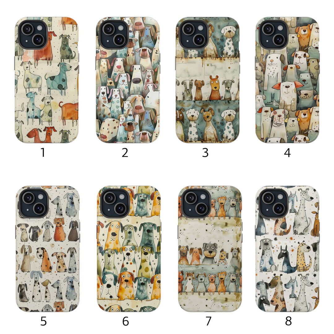 Doggie iPhone Covers - Impact Resistant Magsafe Tough iPhone Case UV ...