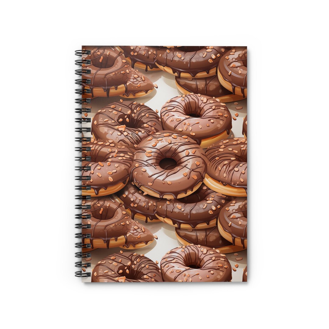 Pastry Parade Notebook - Spiral Notebook With Ruled Lines, 6x8 Inches ...