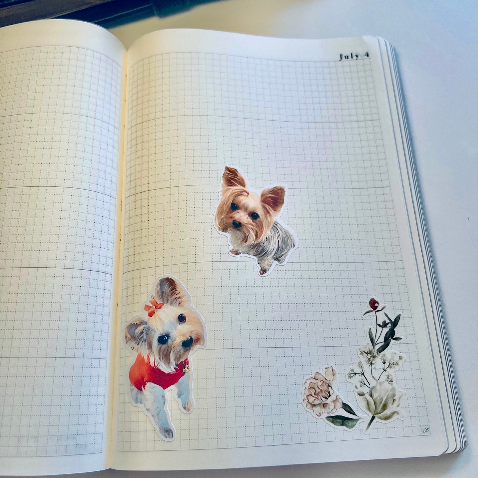 Yorkie Sticker / Cut Yorkshire Terrier/ Diary Sticker - Etsy