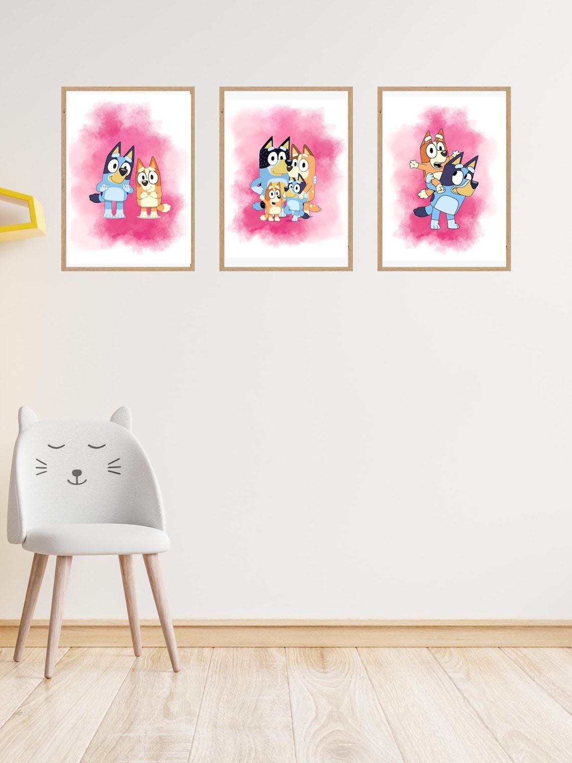 Set of 3 Bluey Prints Bluey Wall Art Kids Room Prints - Etsy