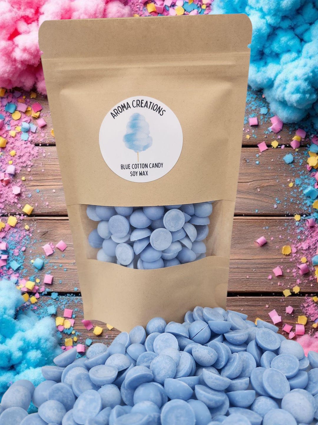 Blue Cotton Candy Wax Melts - Etsy