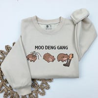 Jesus Moo Deng Hoodie - Etsy