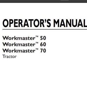 New Holland Workmaster 50, 60, 70 Tractors Operators and Maintenance Manual PDF Download - Etsy