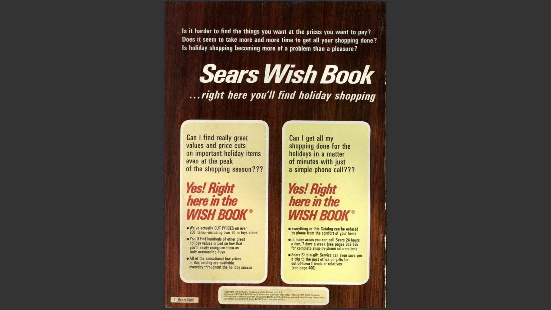 1971 Sears Christmas Wishbook Catalog in Pdf/digital Format, Sears ...