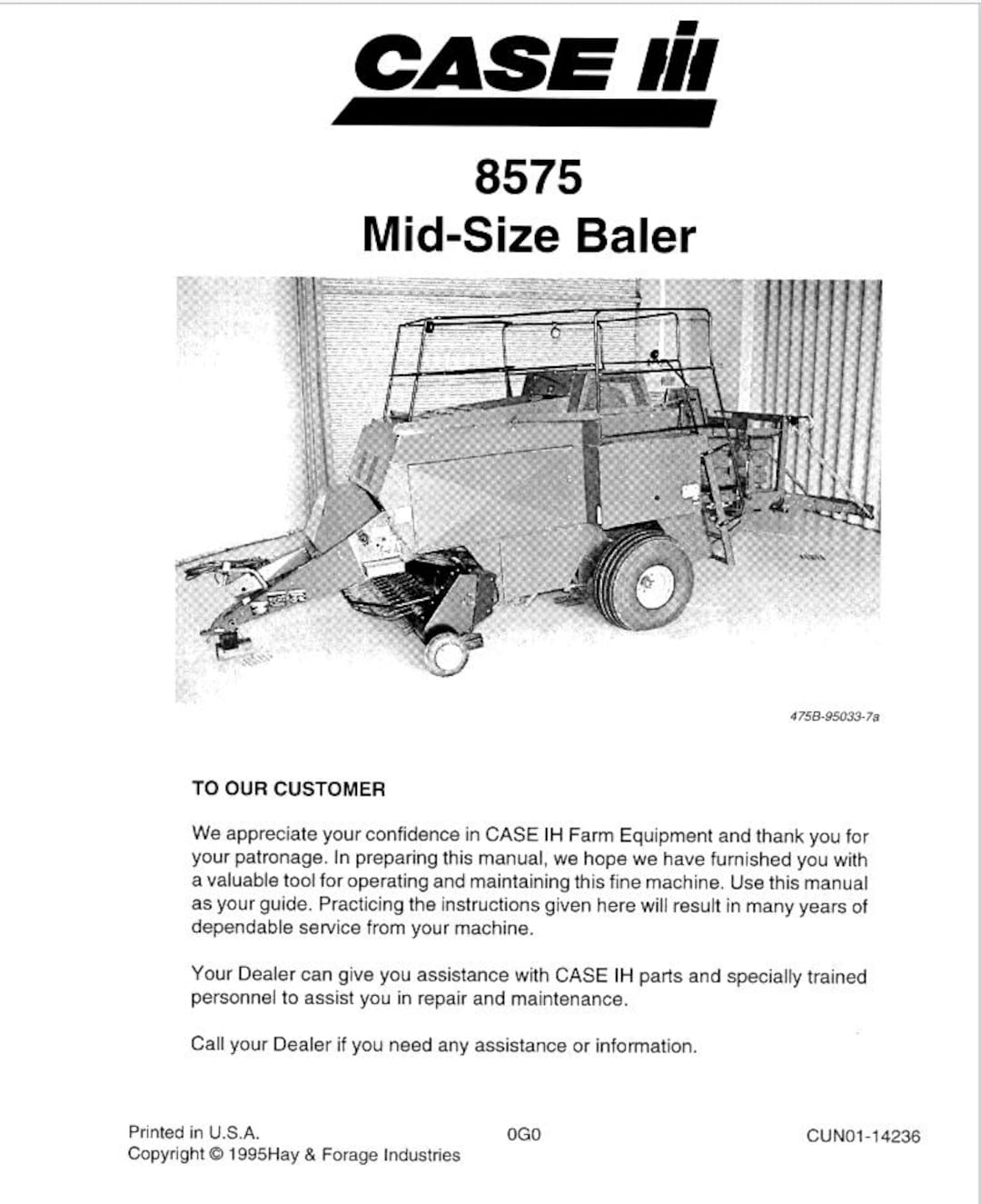 X2 Case 8575 and 8576 Accumulator for Mid-sized Rectangular Balers ...