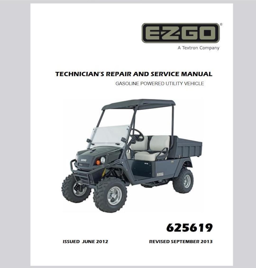 2012-2014 Terrain 1500 EZ Go GAS Service Manual Pdf Download - Etsy