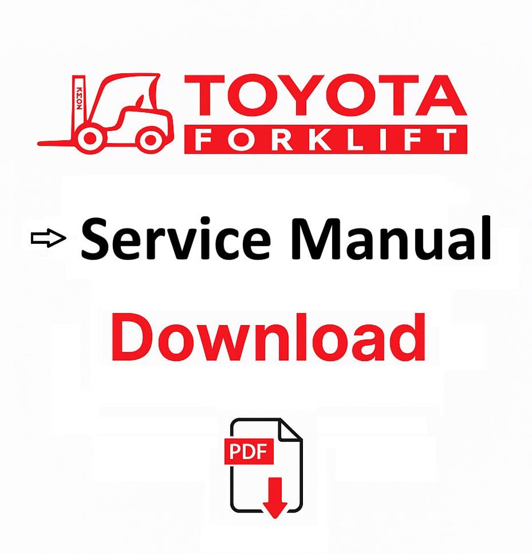 Toyota 7FBCU15, 7FBCU18, 7FBCU20, 7FBCU25, 7FBCHU25, 7FBCU30, 7FBCU32 ...