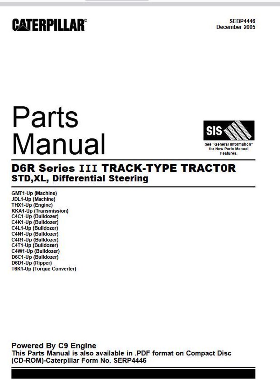 CAT D6R Series III 3 Track Type Tractor Std, XL, Differential Steering ...