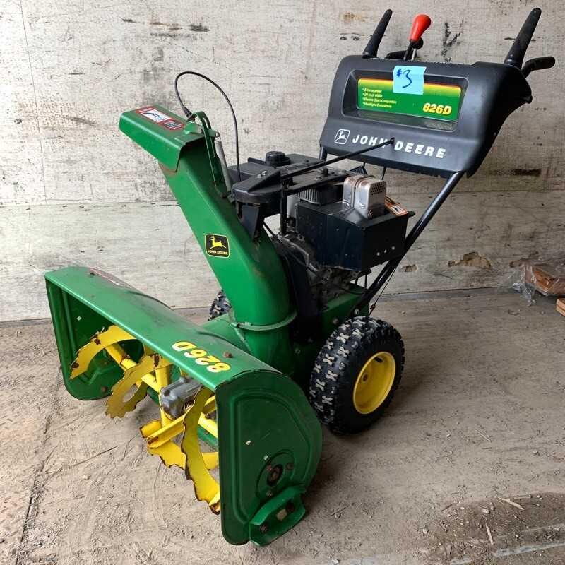 Repair for 524D 724D 826D 828D 1032D John Deere Snowblowers Technical ...