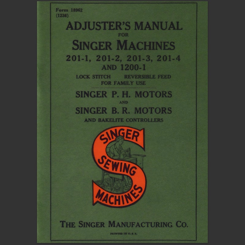 201 Singer Sewing Machine - Etsy