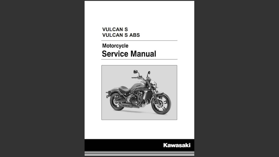 2015-2016 Kawasaki Vulcan S & Vulcan S ABS Service Repair Manual Pdf ...