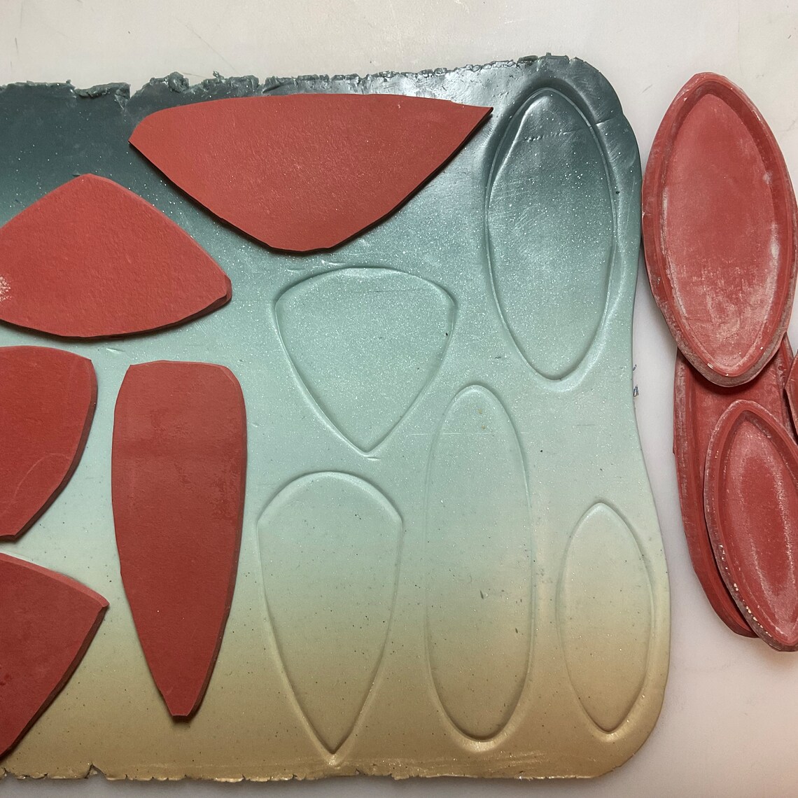 Triangle Shields Unmounted Rubber Stamp for Crafts in Polymer, Metal ...