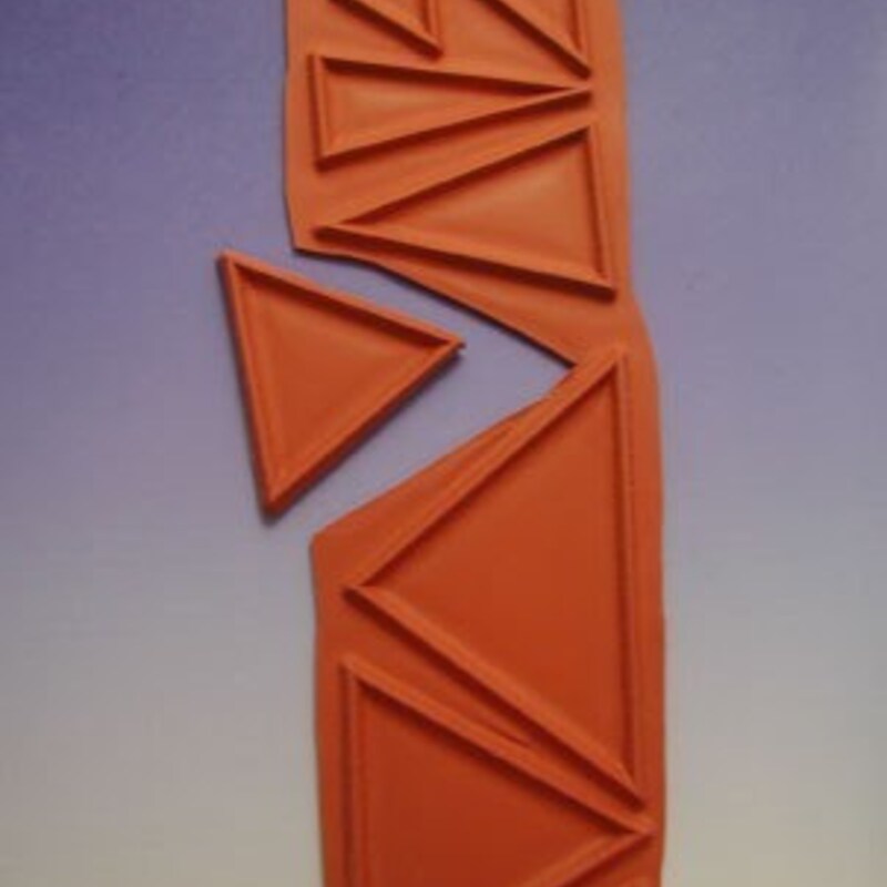Triangle Stamp - Etsy