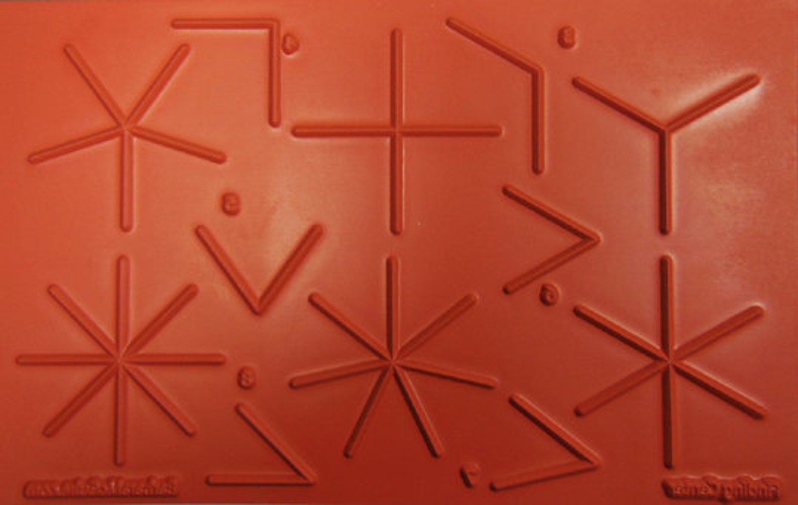Finding Center Radial Marking Tool Stamp for Polymer Clay, Pottery Clay ...