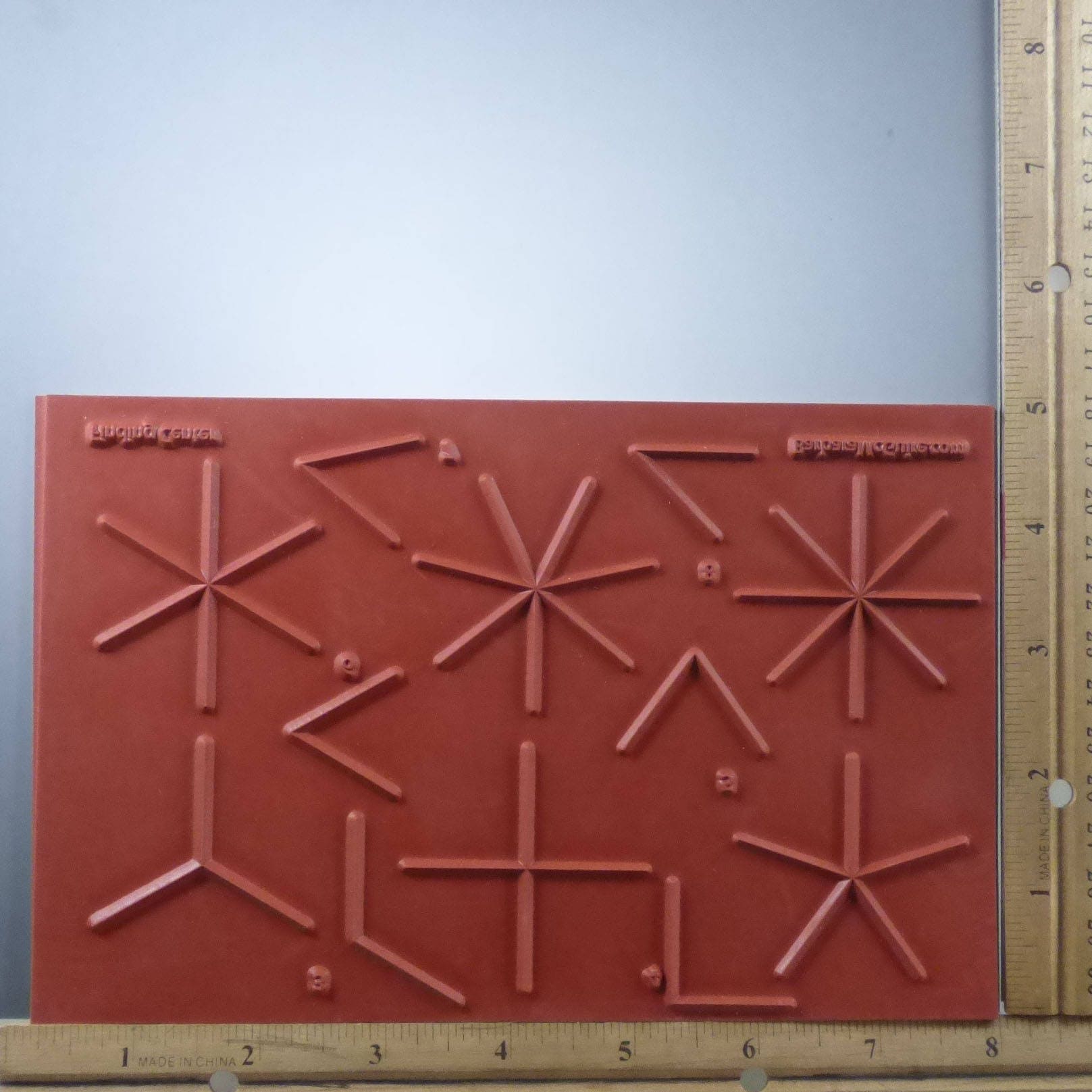 Finding Center Radial Marking Tool Stamp for Polymer Clay, Pottery Clay ...