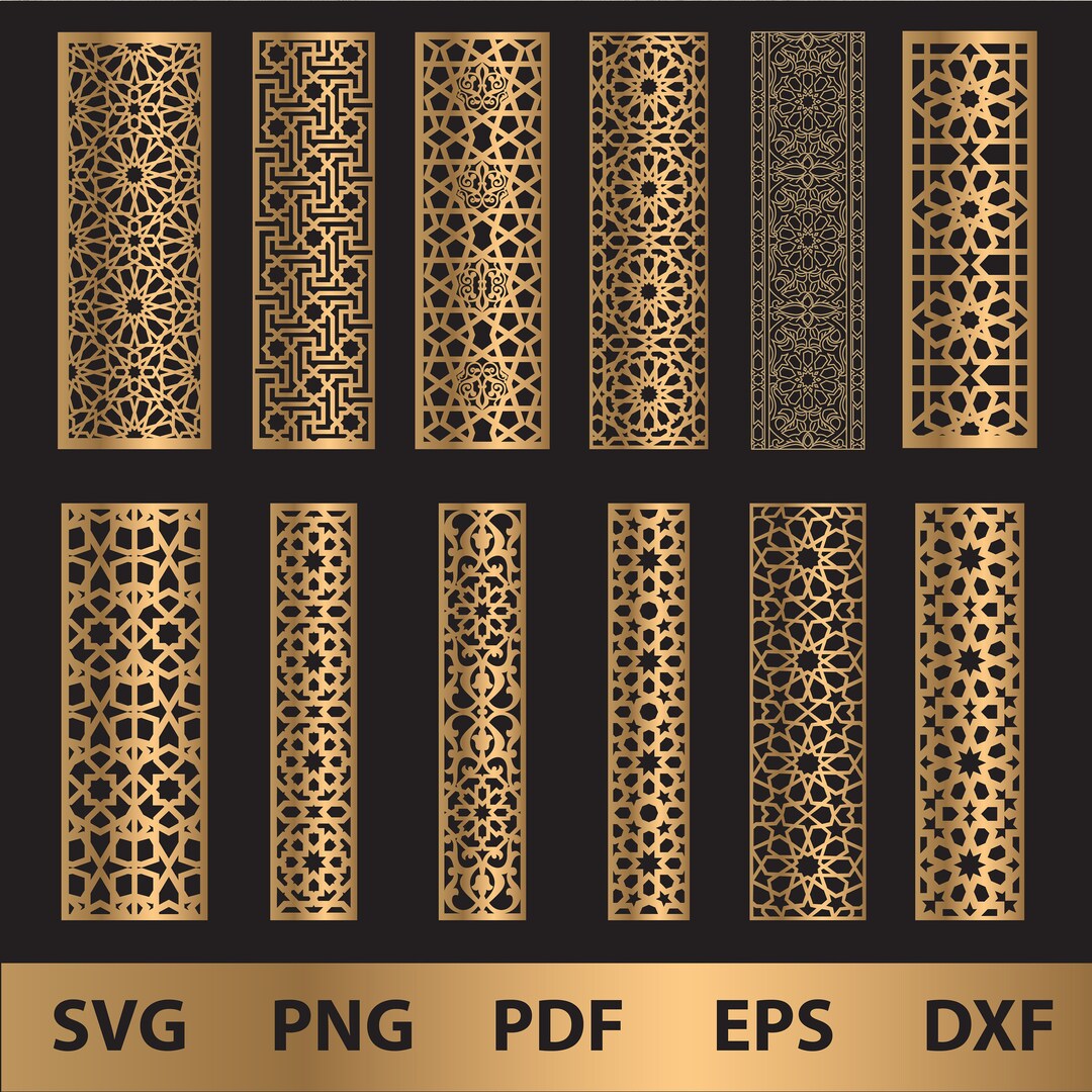 Decorative Panel, Geometric Panel Svg, Pattern for Laser ,router ...