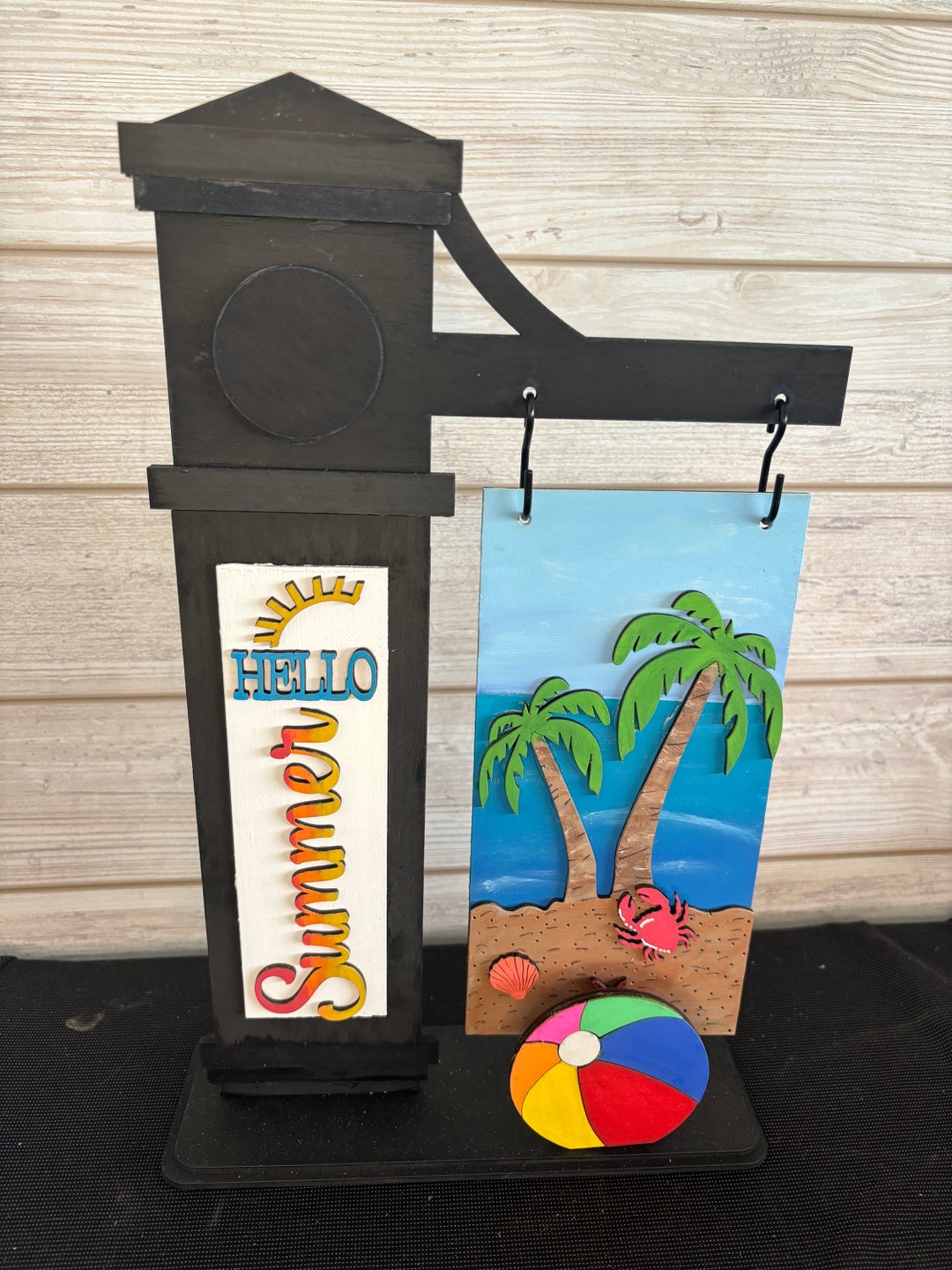 Hello Summer Interchangeable for Post Beam Display - Etsy